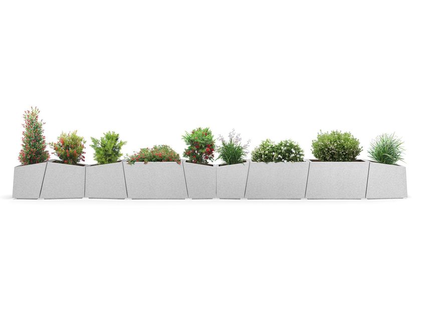 ALFA BETA GAMMA Corten™ flower pot By Metalco | design Raffaele Lazzari