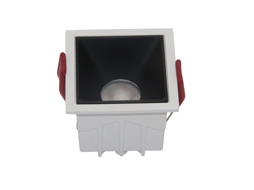 ALFA DL043-01 | Square spotlight Recessed LED square metal spotlight By ...