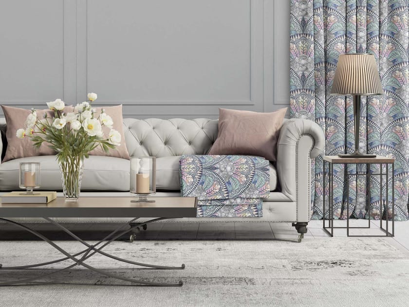 Fabric with floral pattern ALISEE By Equipo DRT design Pappenpop