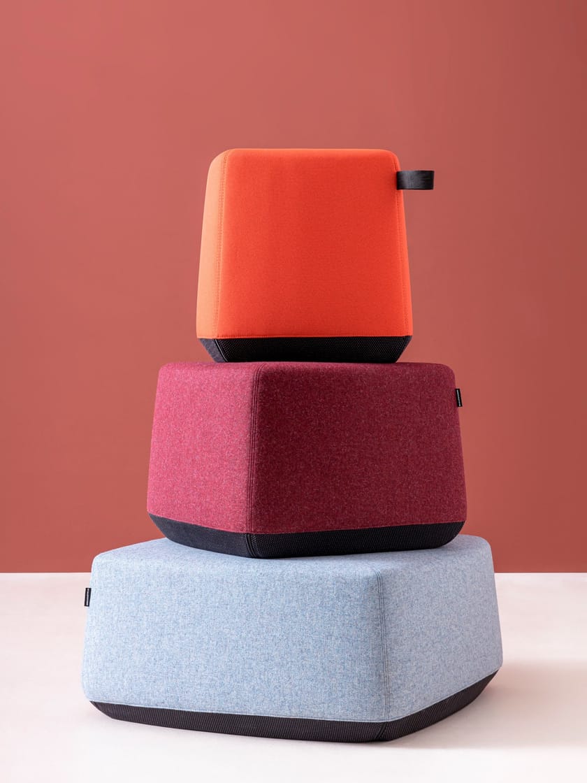 ALLORA SMALL pouf By Dauphin design Rüdiger Schaack