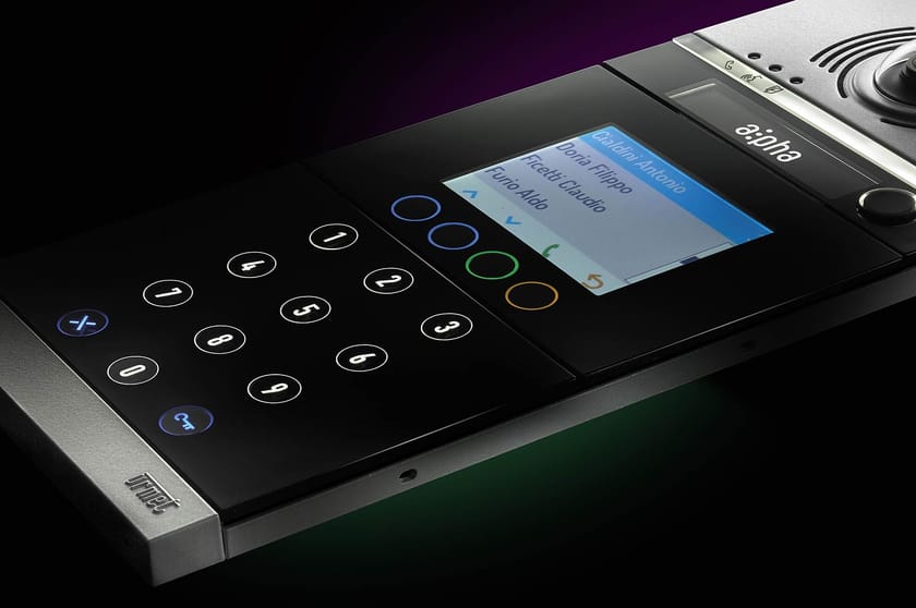 ALPHA Pulsantiera videocitofonica By Urmet