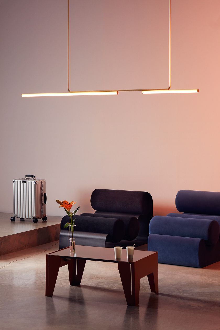 LED aluminium ceiling lamp AMBROSIA 210-315 By Marset design Ciszak Dalmas