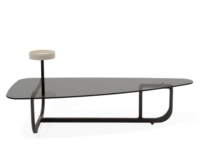 AMIRAL | Triangular coffee table By Giorgetti design Leonardo Dainelli