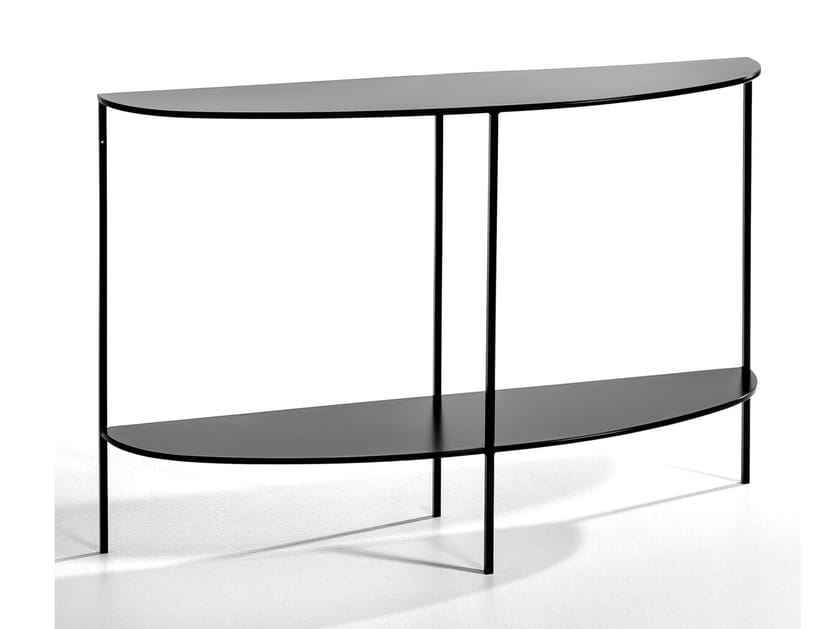 ANYA Demilune metal console table By AMPM