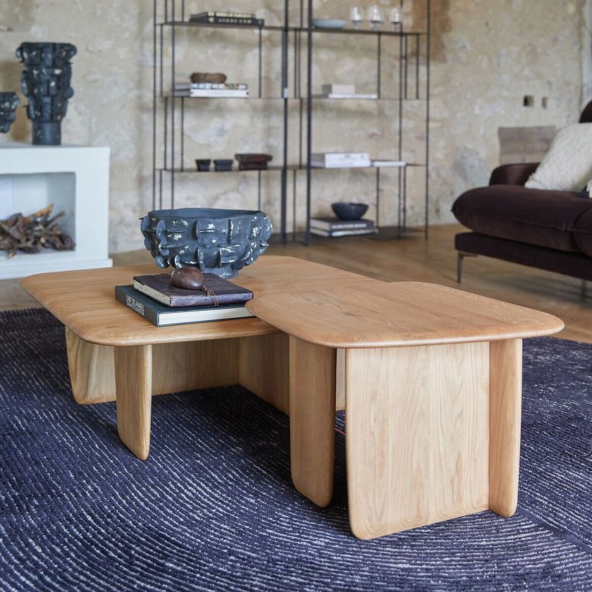 ILOSS Low square oak coffee table By AMPM