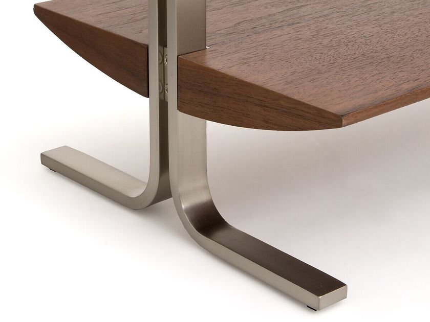 LIVEL Open steel and wood bookcase By AMPM