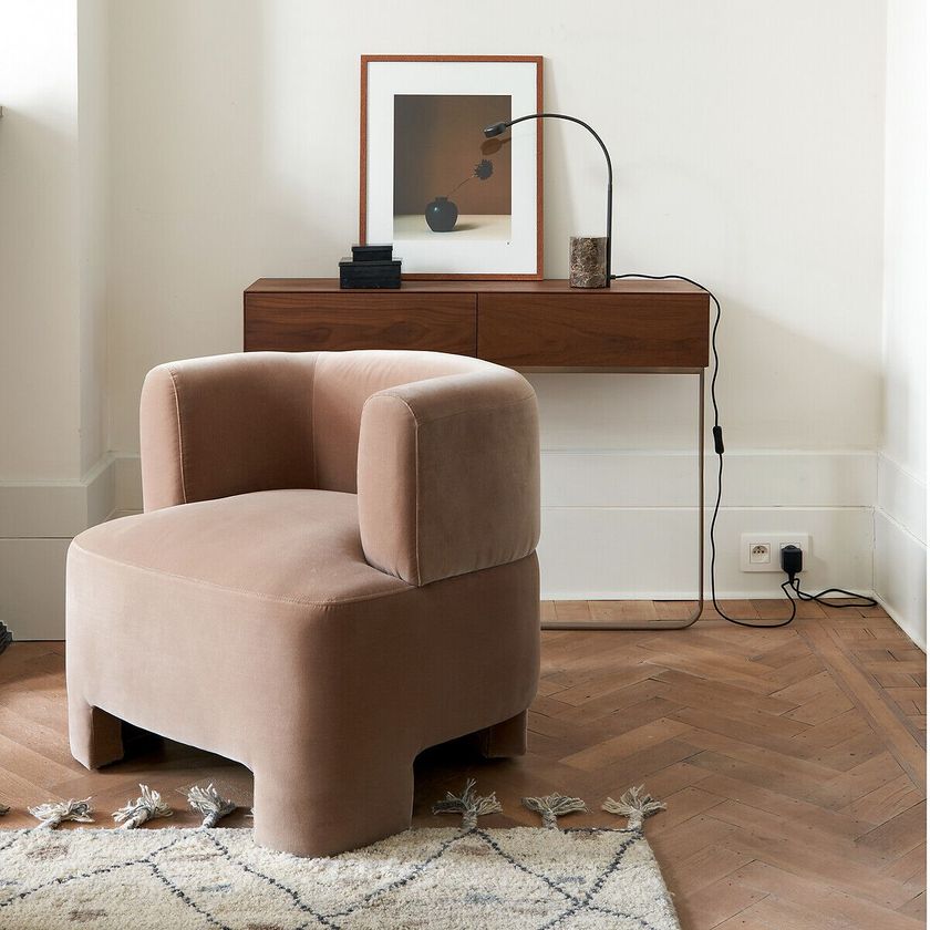 MERTEN Rectangular wooden console table with drawers By AMPM