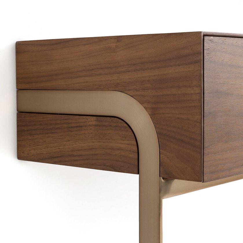 MERTEN Rectangular wooden console table with drawers By AMPM