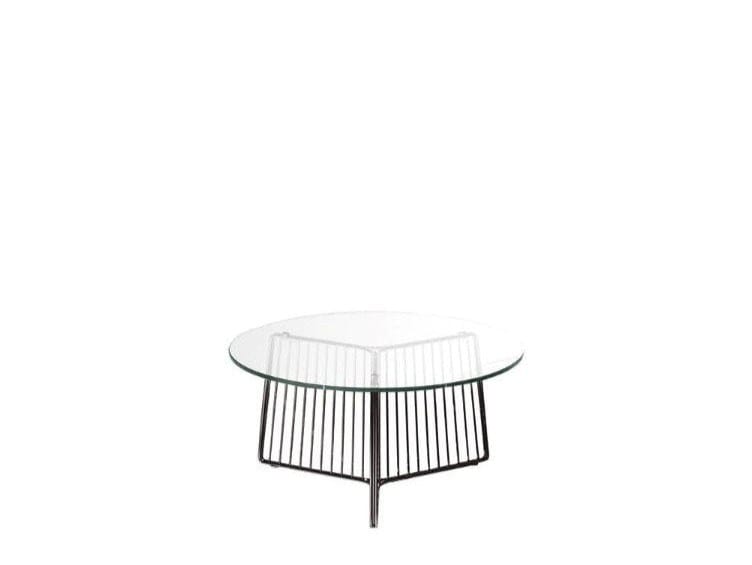ANAPO Tempered glass coffee table By Driade | design Gordon Guillaumier