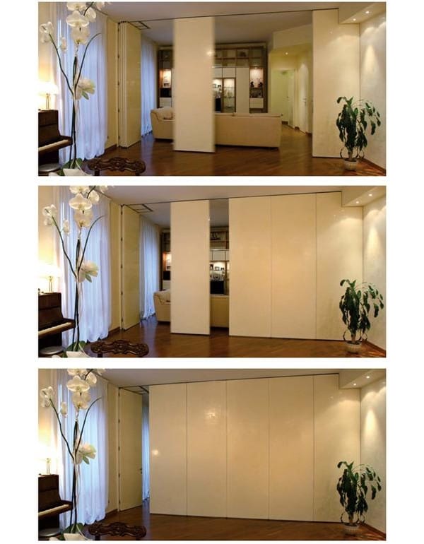 PML - LIGHT Residential movable partition walls By ANAUNIA