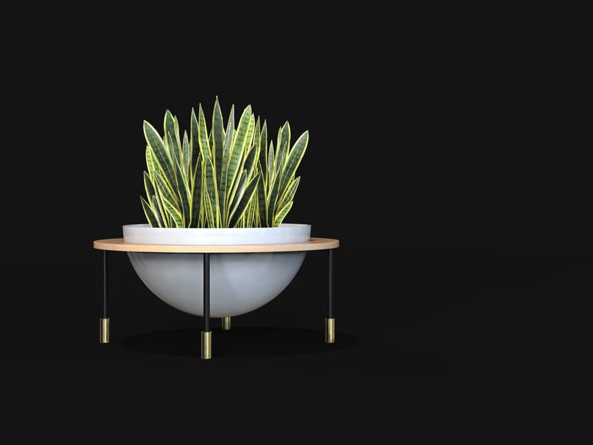 MAXI Round plant pot By BLOSS | design Studio Nove.3