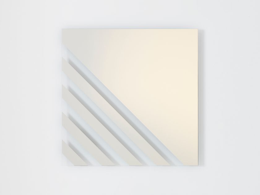 ANDROMEDA Square wall-mounted mirror By Glas Italia | design Nanda Vigo