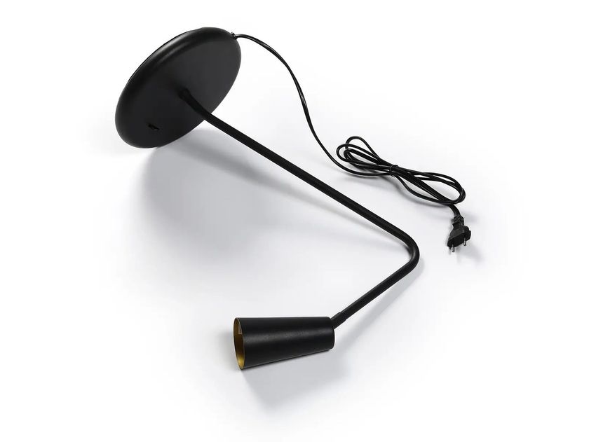 ANGELINA BLACK | Table lamp LED adjustable metal table lamp By Lucande ...