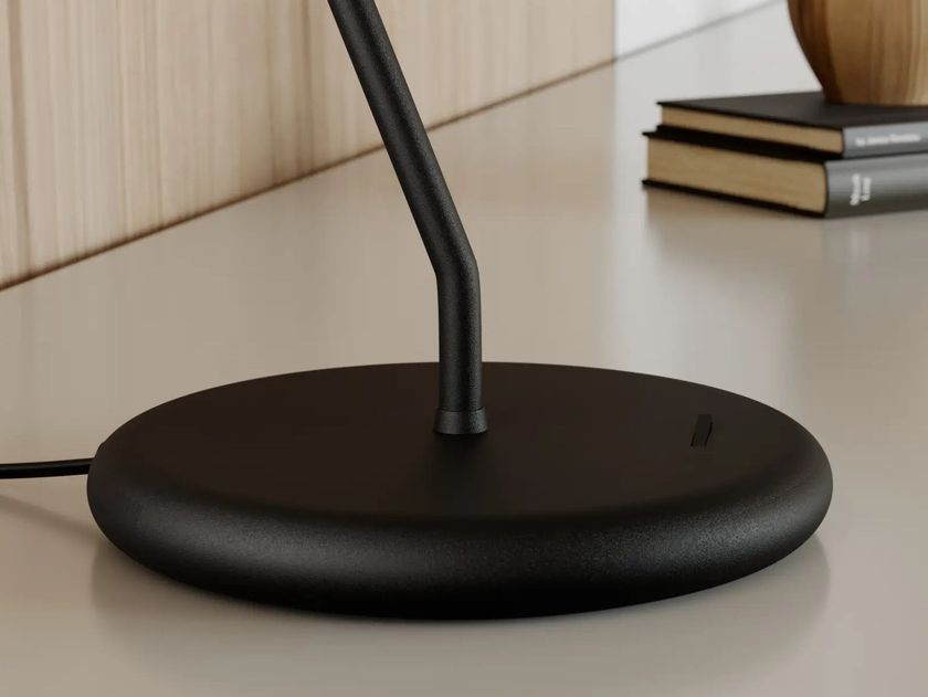 ANGELINA BLACK | Table lamp LED adjustable metal table lamp By Lucande ...
