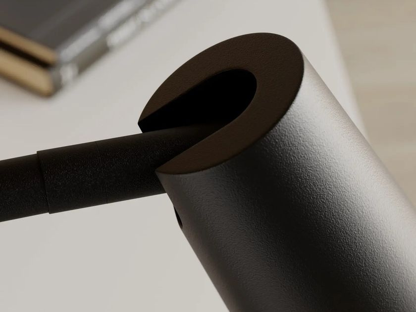 ANGELINA BLACK | Table lamp LED adjustable metal table lamp By Lucande ...