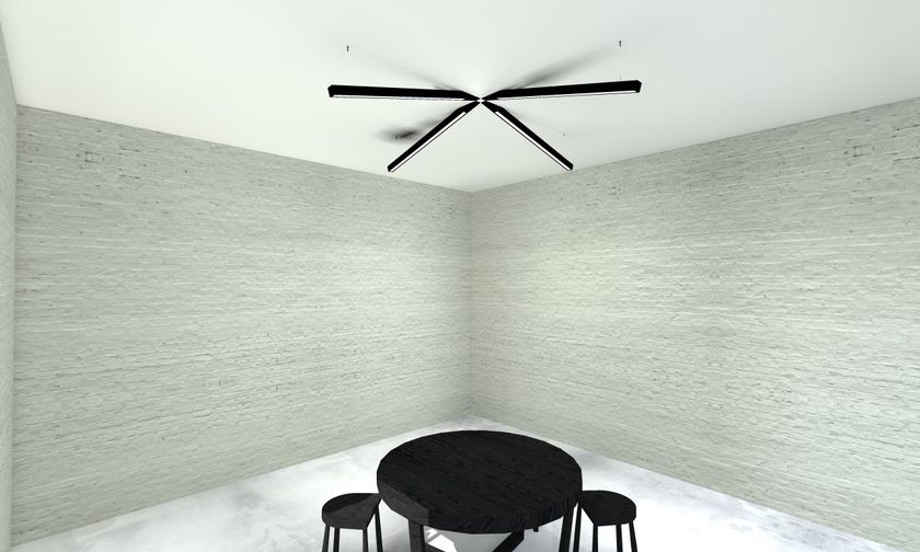 ANGLE BEAM LED aluminium ceiling lamp By Dark | design Anthony Boelaert