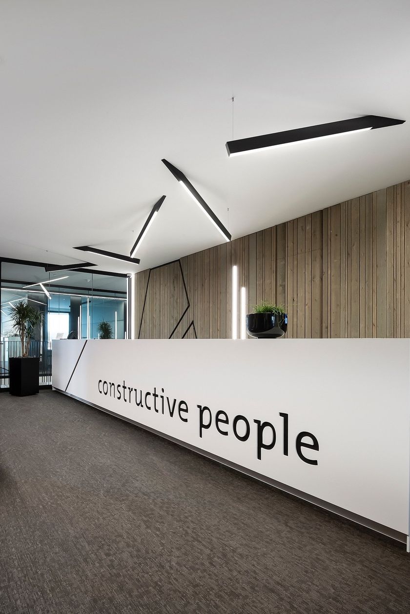 ANGLE BEAM LED aluminium ceiling lamp By Dark | design Anthony Boelaert