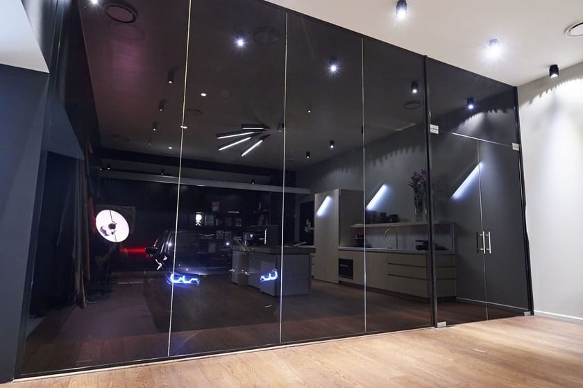 ANGLE BEAM LED aluminium ceiling lamp By Dark | design Anthony Boelaert