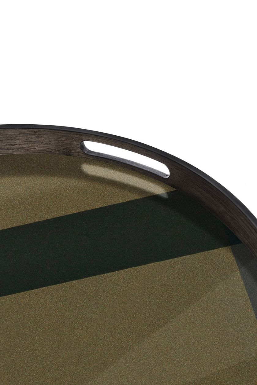ANGLE GLASS | Round tray Round glass tray By Ethnicraft | design Dawn ...