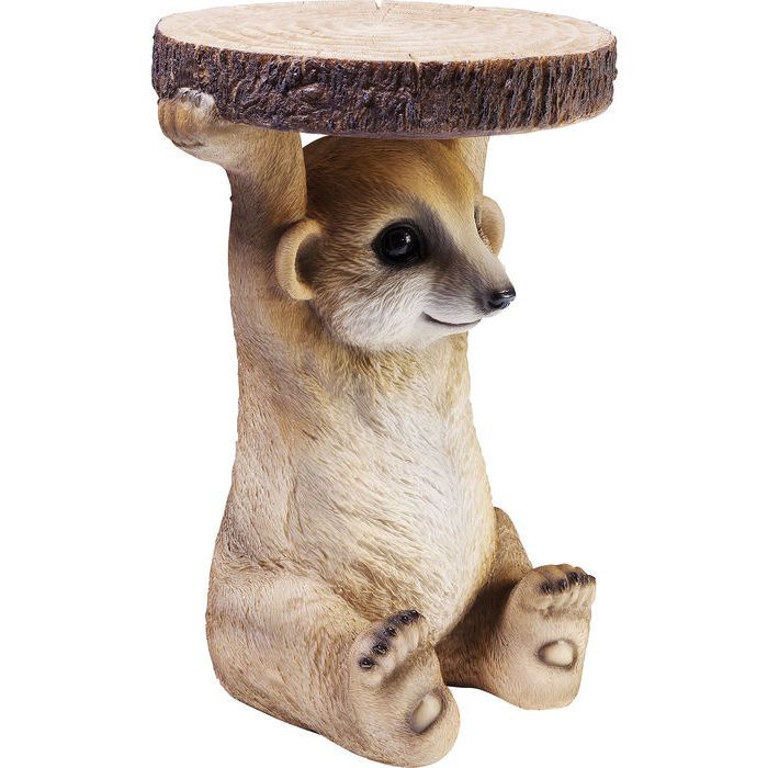 ANIMAL MINI MONGOOSE Mesita redonda de resina By KARE Design