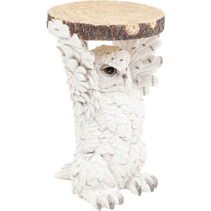 ANIMAL OWL Round resin coffee table By KARE Design