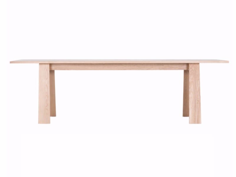 Rectangular oak dining table ANNA By ASPLUND design Thomas Sandell