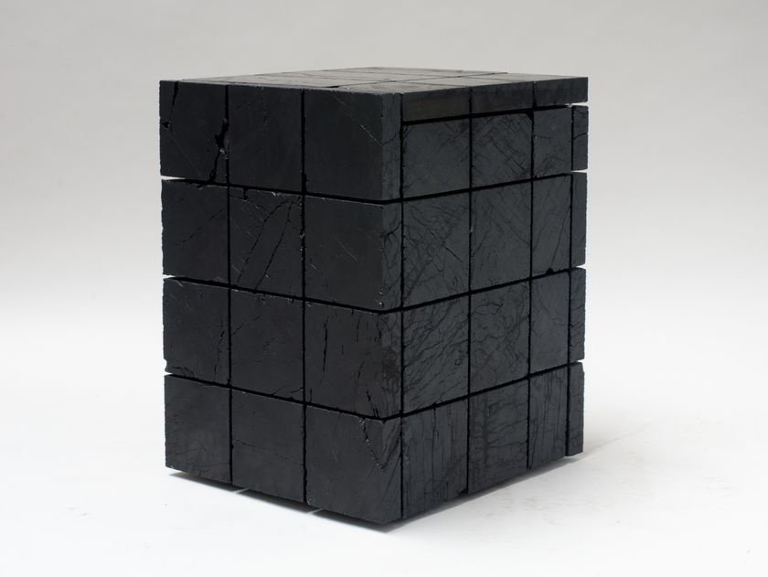 ANTHRACITE COAL | Coffee table Square stone coffee table By MOVIMENTO