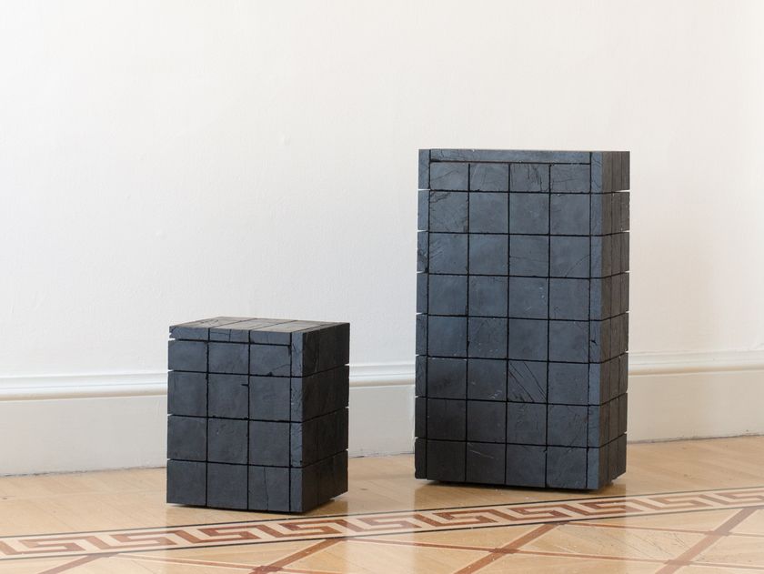 ANTHRACITE COAL | Coffee table Square stone coffee table By MOVIMENTO