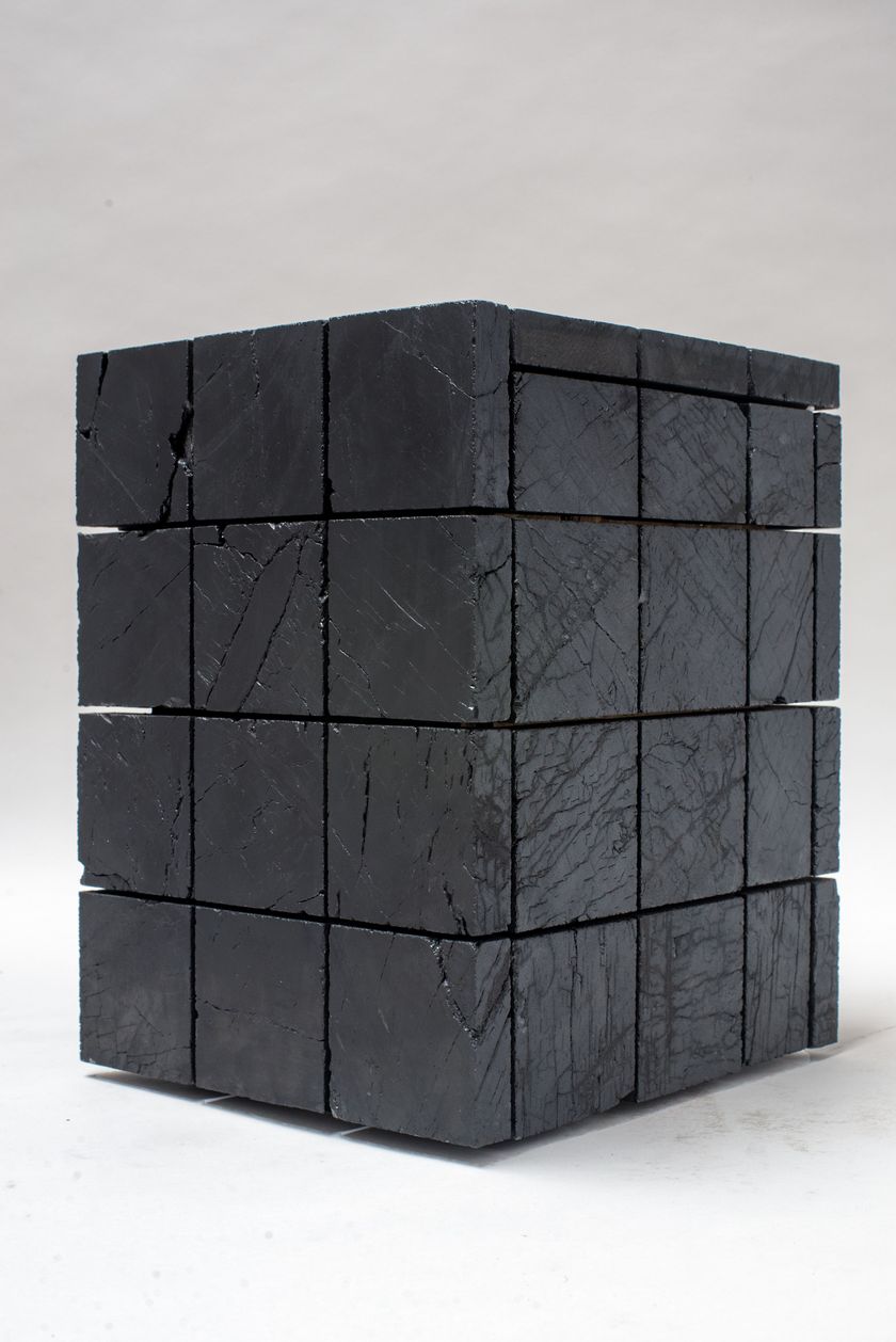 ANTHRACITE COAL | Coffee table Square stone coffee table By MOVIMENTO
