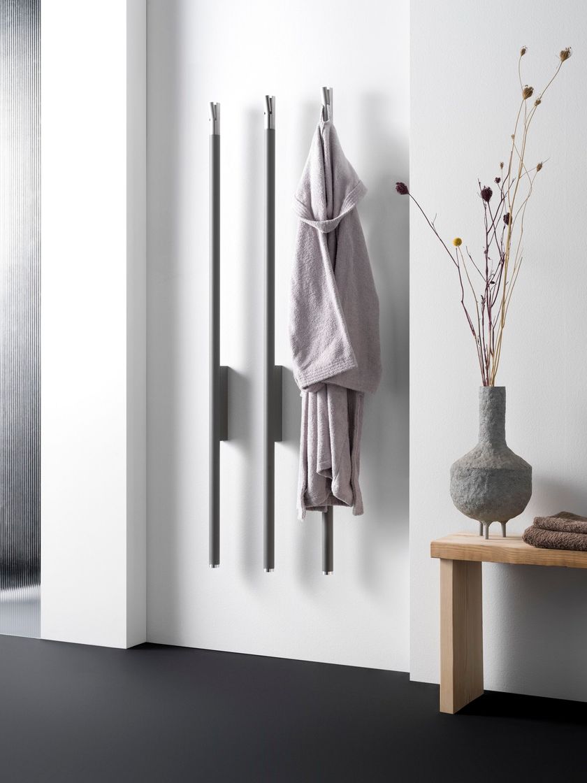CARLO & TINA Wall-mounted electric aluminium decorative radiator By ...