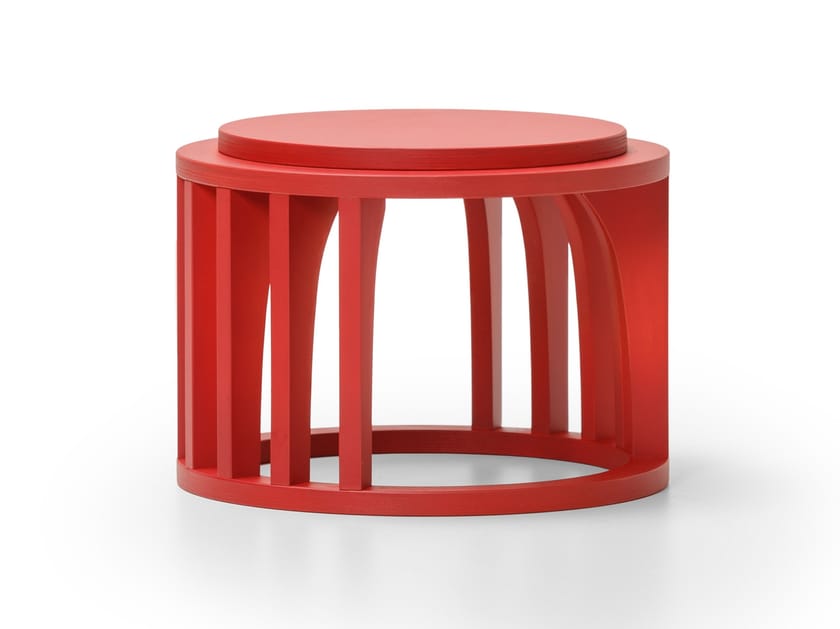 Beech stool / coffee table ANYWAY By True Design