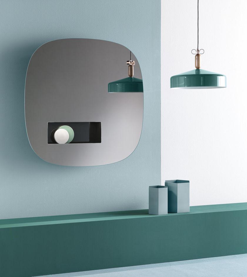 APERTURE Wall-mounted mirror with cabinet By Tonelli Design | design ...