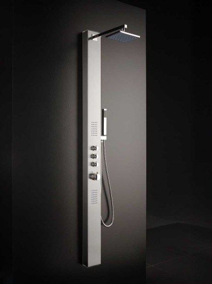 Thermostatic shower panel with hand shower APOL By Systempool