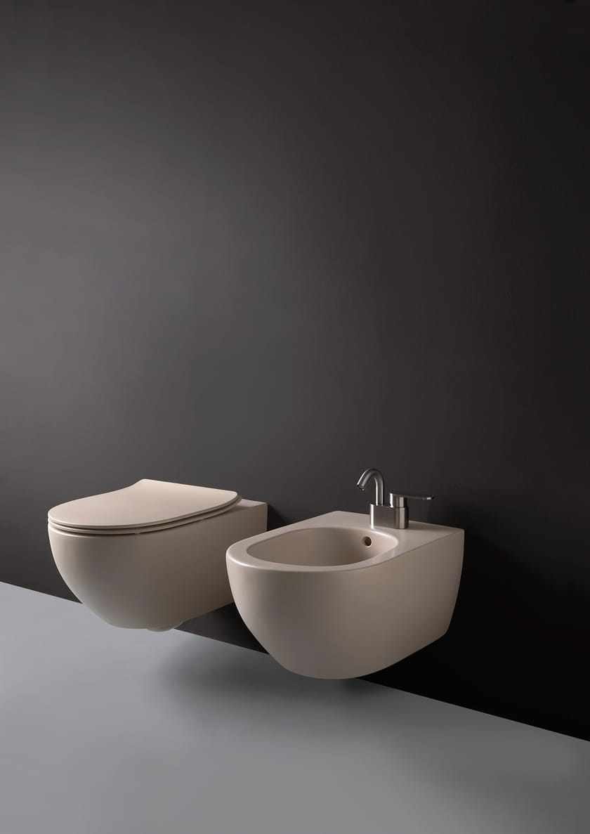 APP Bidet sospeso in ceramica By Ceramica Flaminia