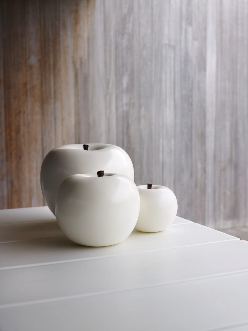 Ceramic sculpture APPLE Terra Collection By Gardeco design Selma Calheira