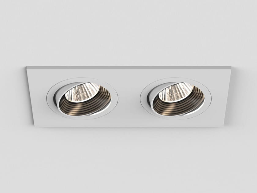 APRILIA TWIN Recessed LED adjustable steel spotlight By Astro Lighting