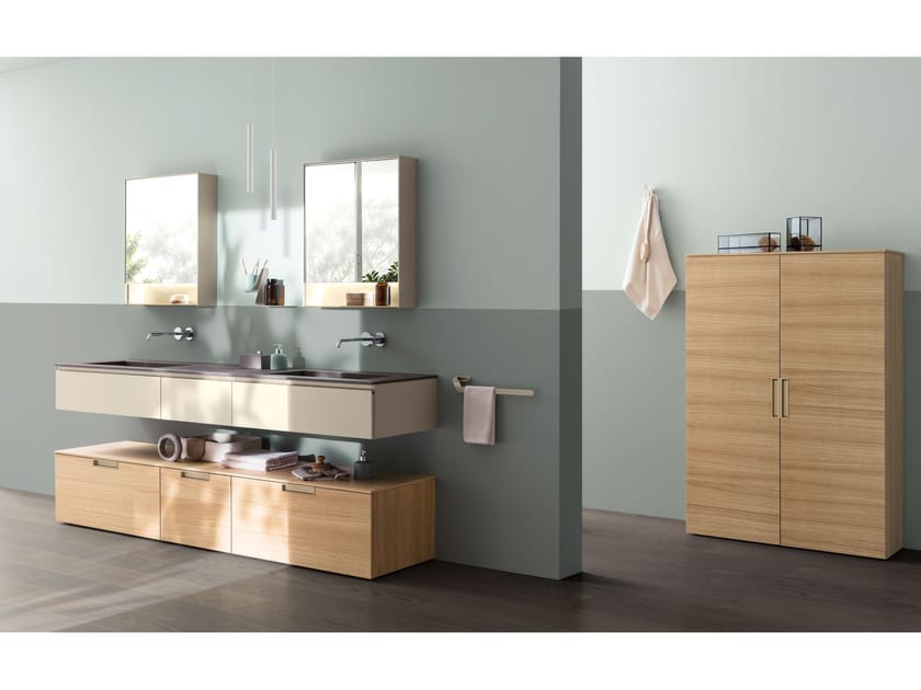 DRESS SYSTEM - NATURAL Vanity unit By ARBLU