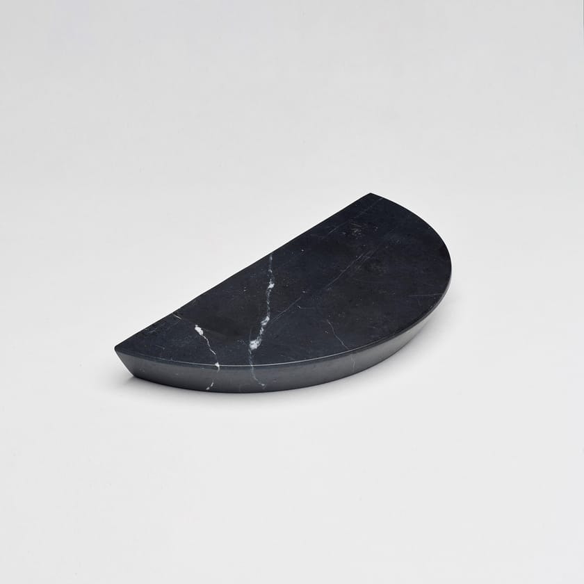 ARC | Nero Marquina marble furniture handle Nero Marquina marble ...