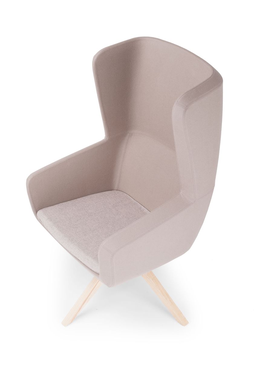 ARCA LOUNGE | Armchair with armrests By True Design design Orlandini Design