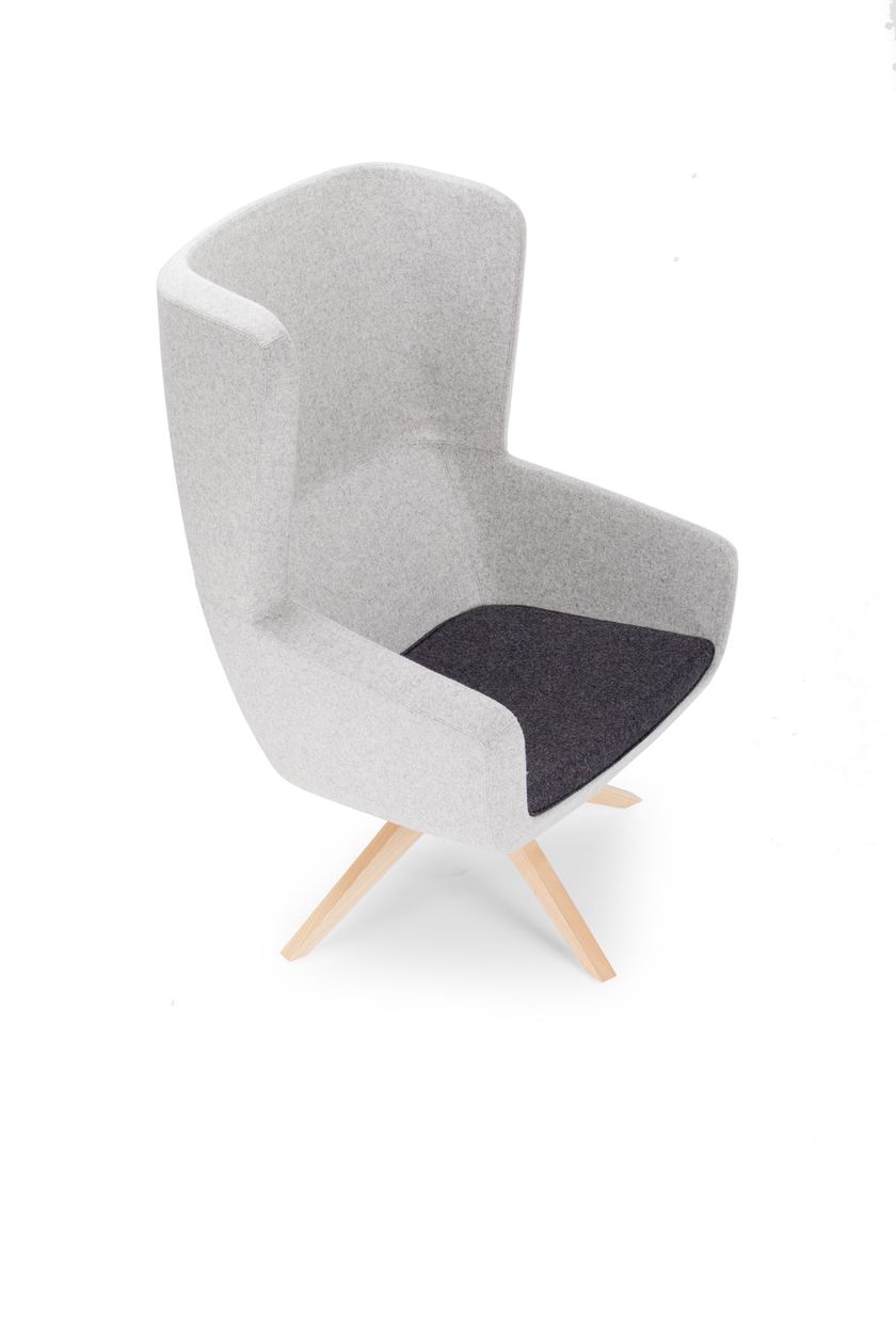 ARCA LOUNGE | Armchair with armrests By True Design design Orlandini Design