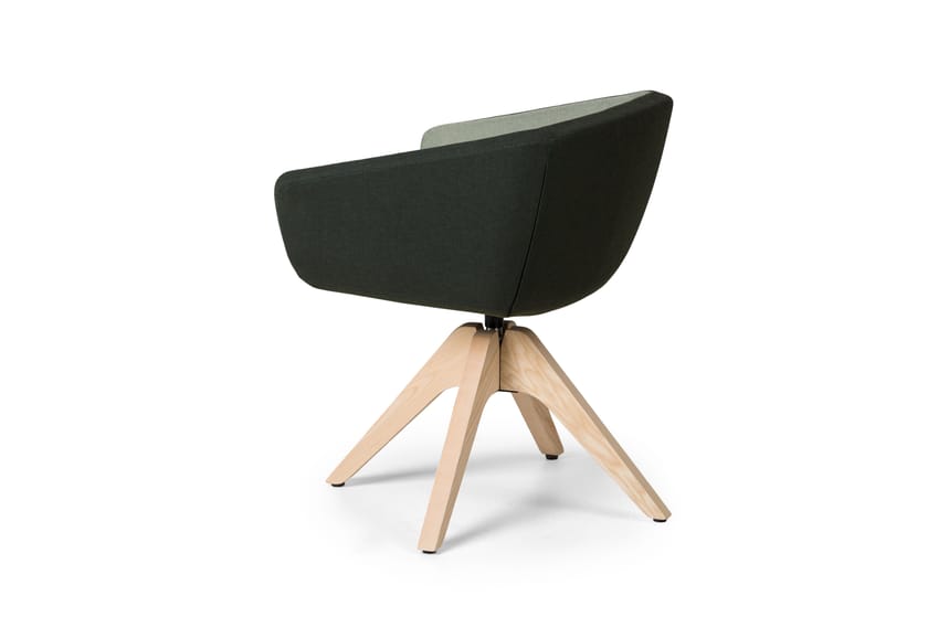 ARCA MINI Upholstered chair with armrests By True Design | design ...