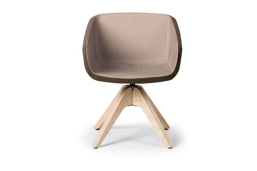 ARCA MINI Upholstered chair with armrests By True Design | design ...