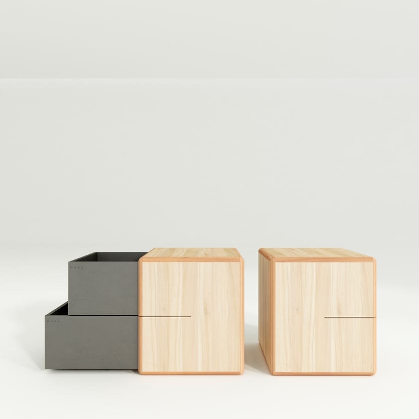 ARCA | Comodino quadrato Collezione Arca By WUDA