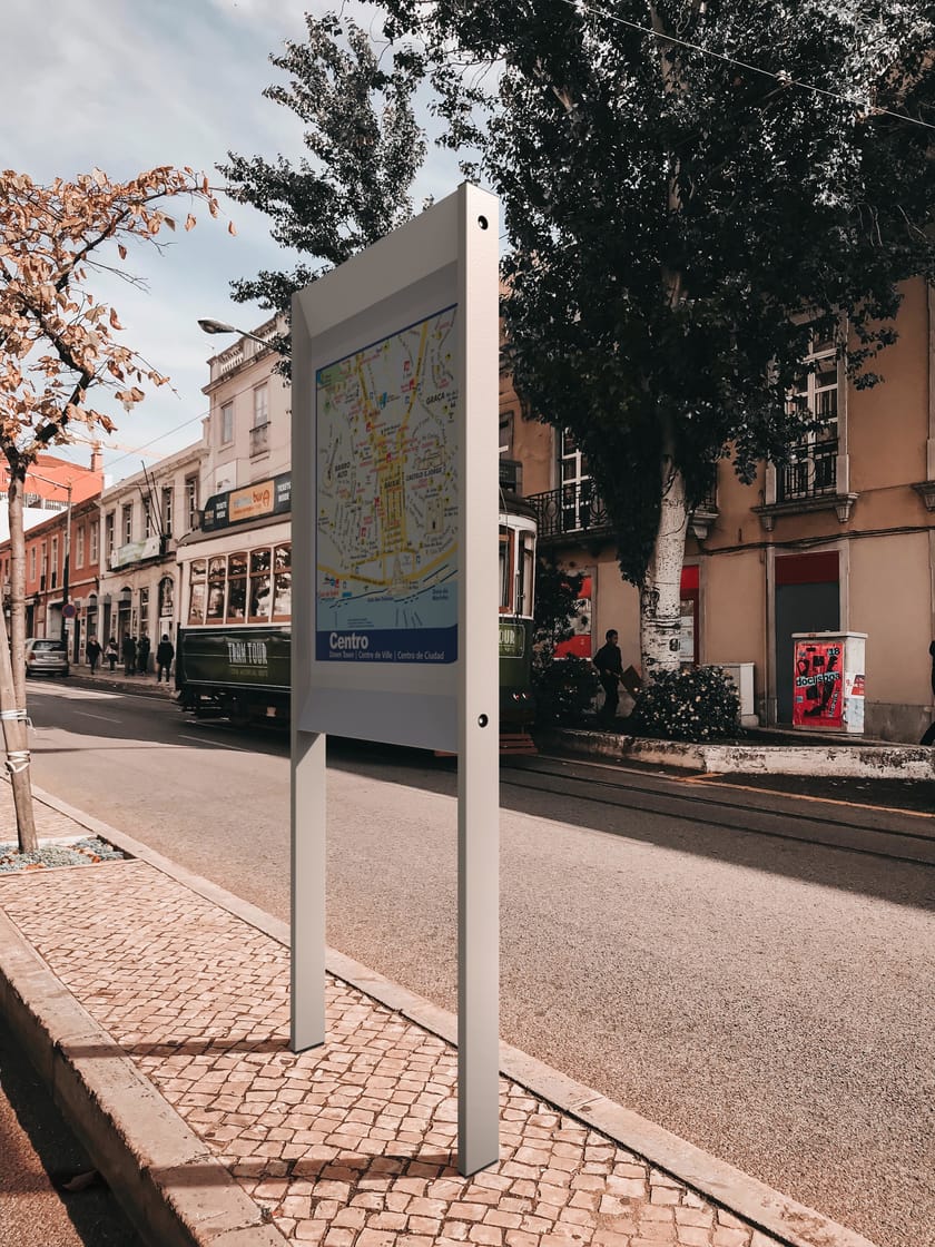 Steel Display panel ARCADE By City Design