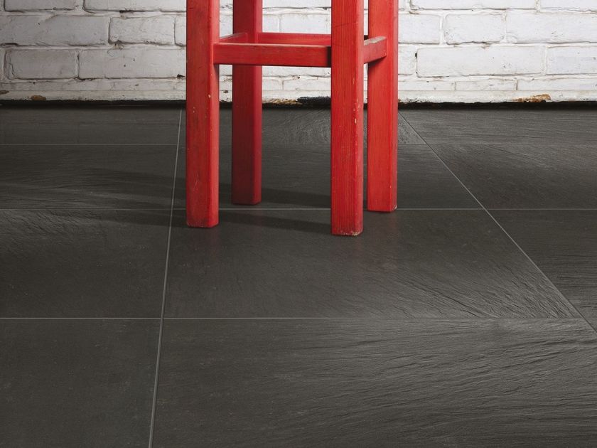 Indoor/outdoor porcelain stoneware flooring with stone effect ARCHGRES ...