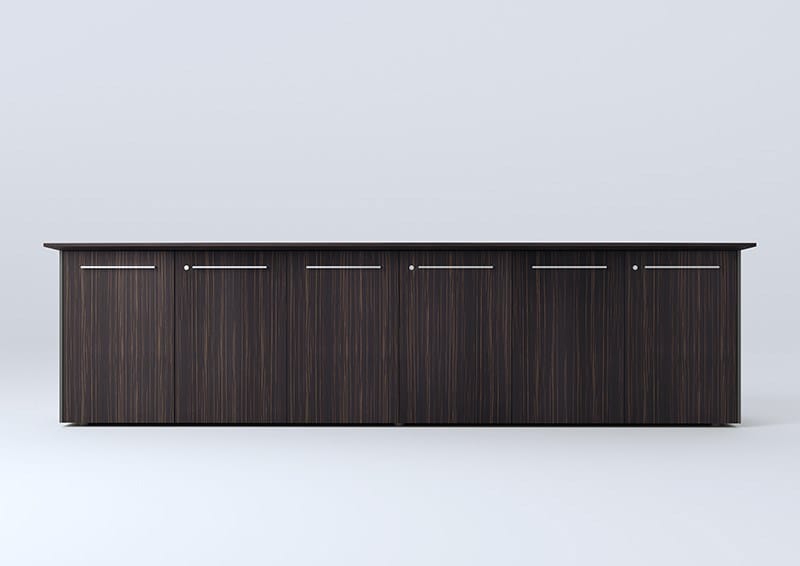 ARCO | Office desk with drawers By Mascagni design Lucci Orlandini Design