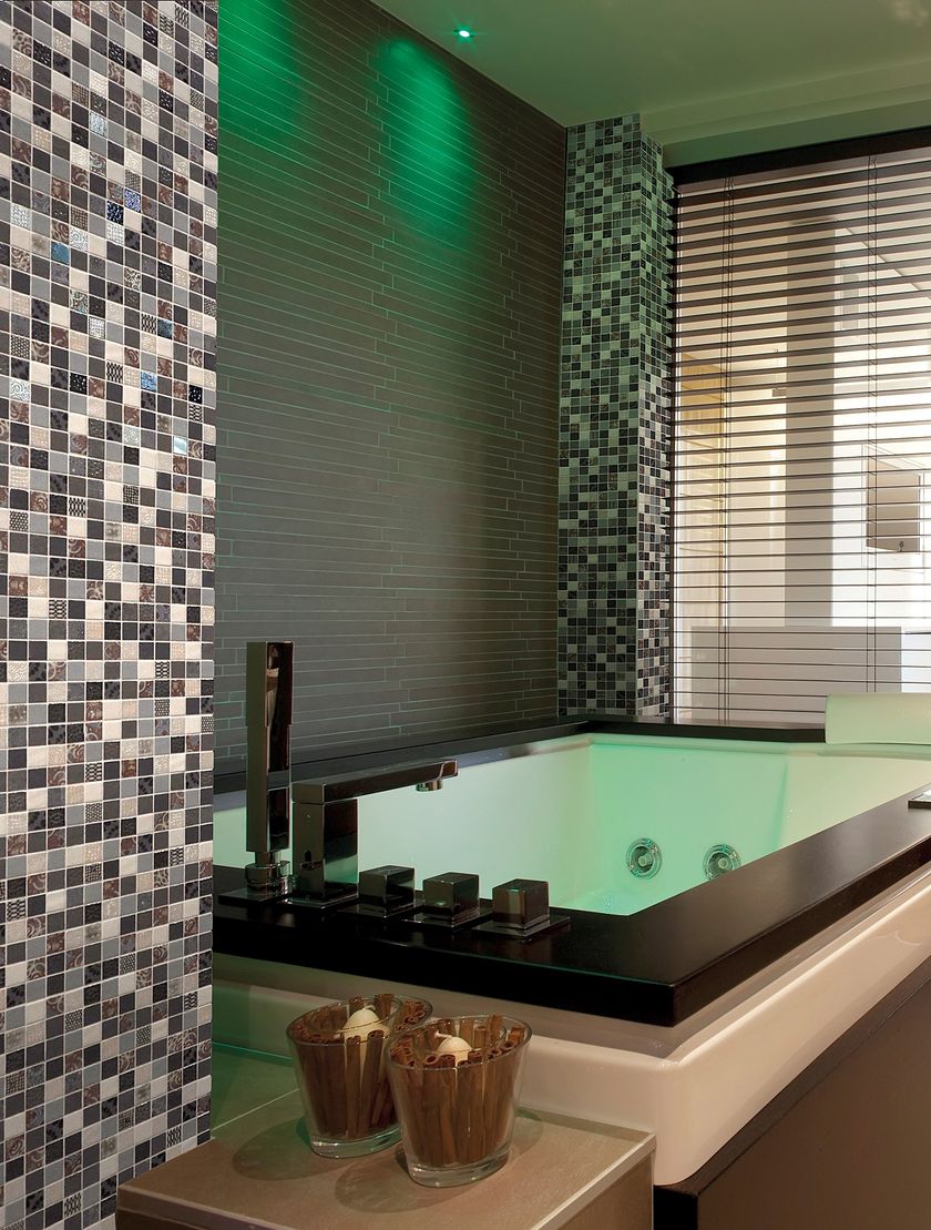 Indoor/outdoor glass mosaic AREZZO Cosmic Collection By ONIX