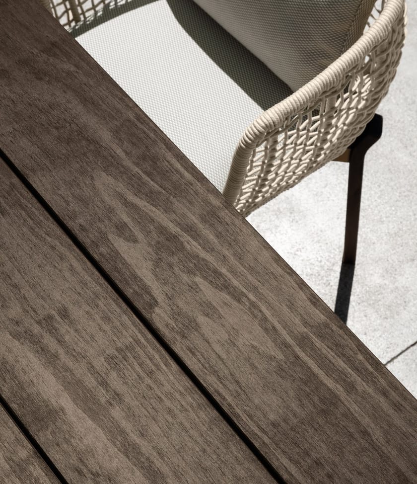 ARGO-WOOD Rectangular Accoya® wood garden table By Talenti | design ...