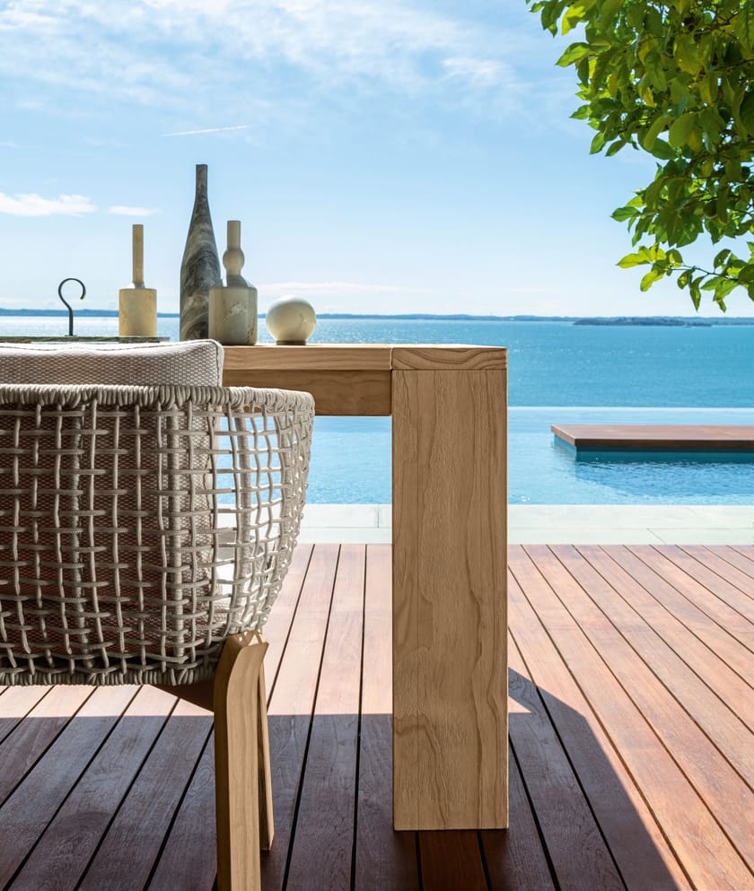 ARGO-WOOD Rectangular Accoya® wood garden table By Talenti | design ...