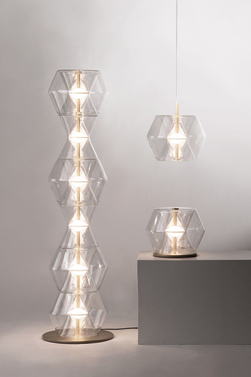 ARGYLE | Floor lamp LED blown glass floor lamp By Rakumba | design Luca ...